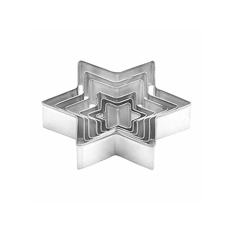 Ensemble d'emporte-peças étoiles 6 Delicia Tescoma 631364 | Leroy Merlin