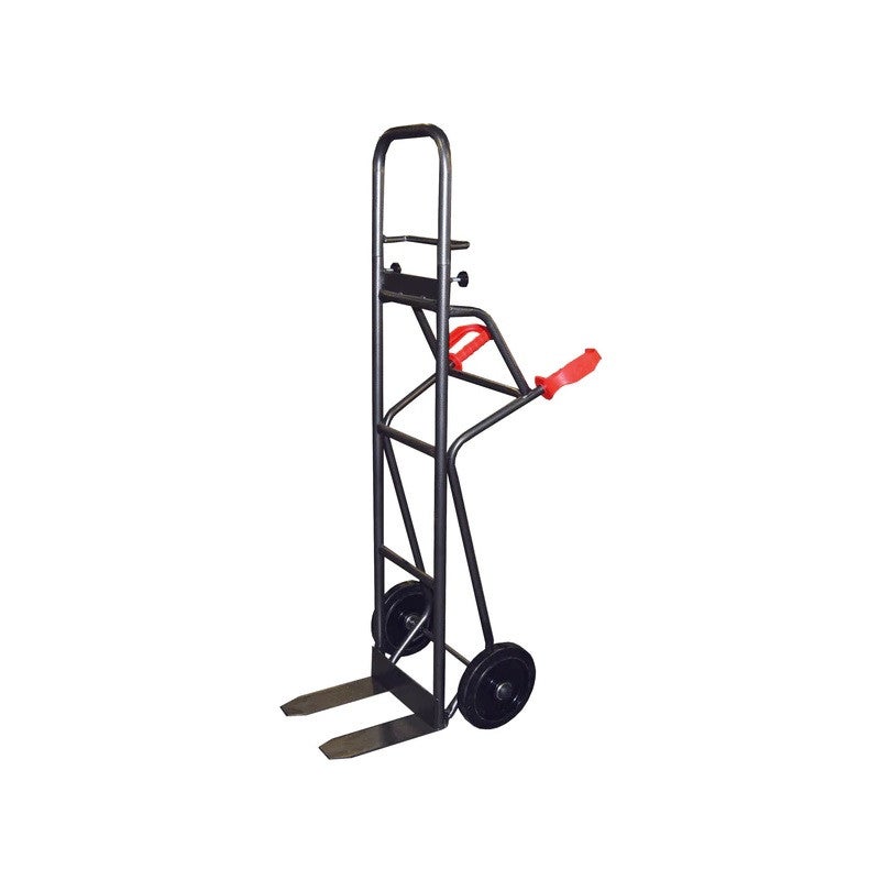 Diable acier maraîchers premium 250kg roues en caoutchouc noir ...