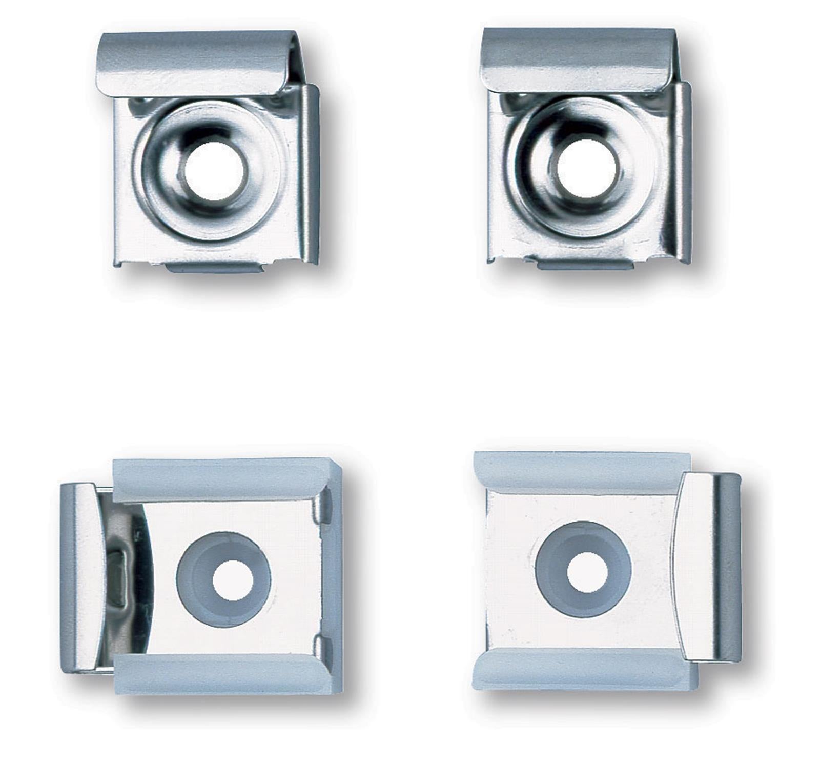Lot de 4 pattes à glace - inox poli brillant- réf : 577 - DELABIE ...