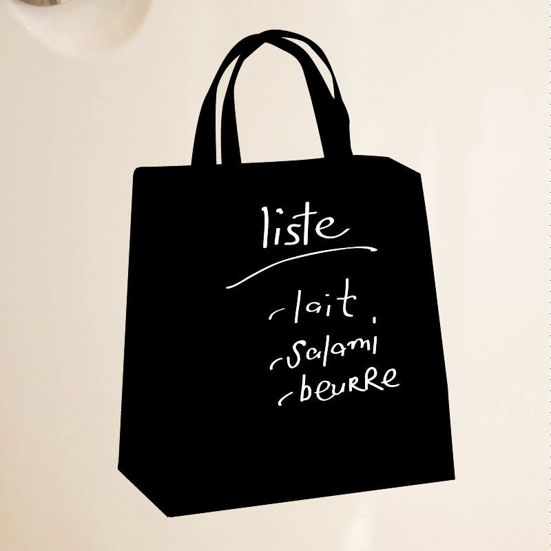 Sticker ardoise tableau noir - stickers muraux adhésif effaçable - SAC ...