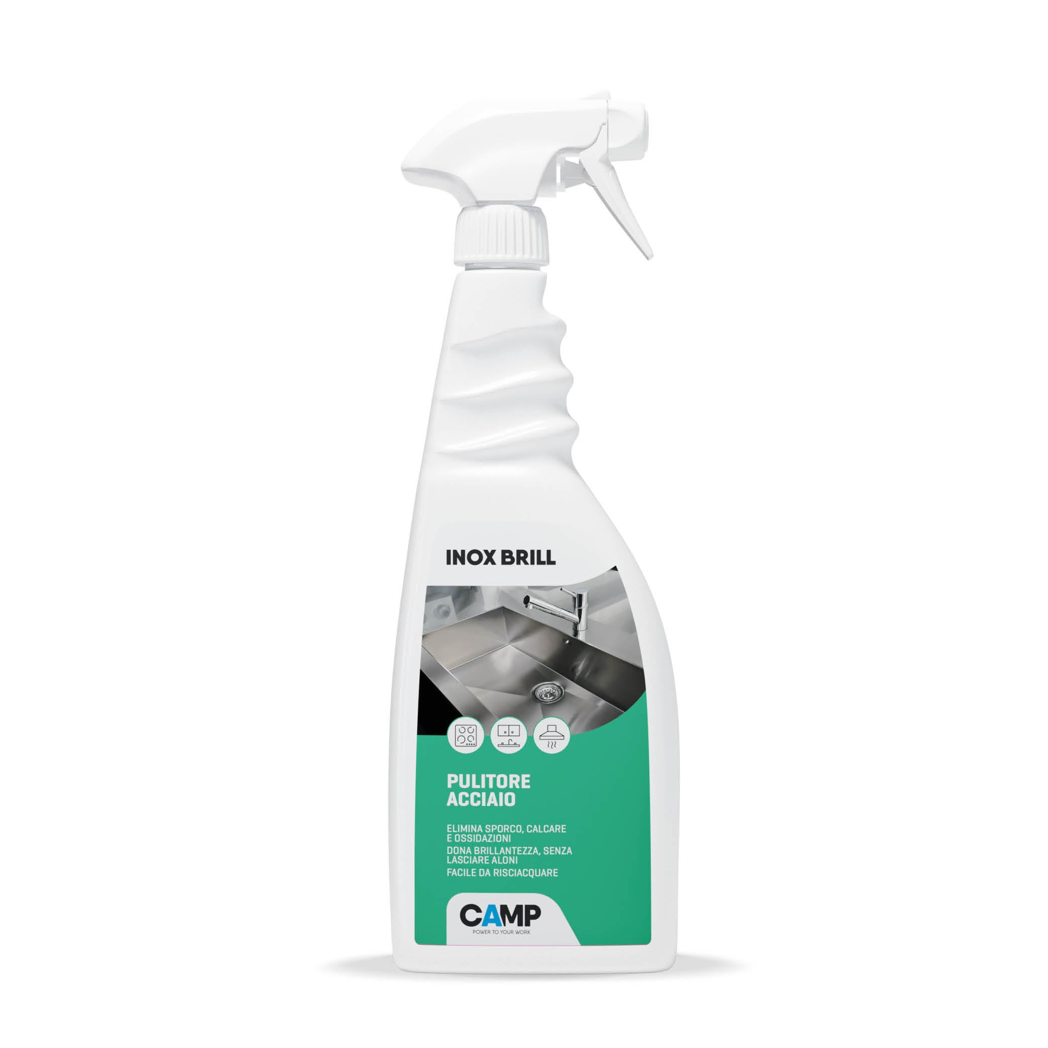 Camp INOX BRILL, Nettoyant polissant et protecteur pour surfaces en ...