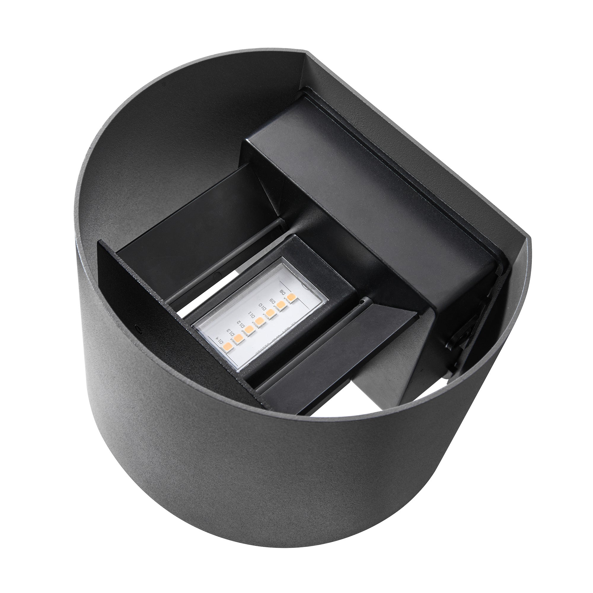 Applique murale MILDA Aluminium Anthracite, H.10 - IP44 - LED Module /Nordlux Extérieur | Leroy ...