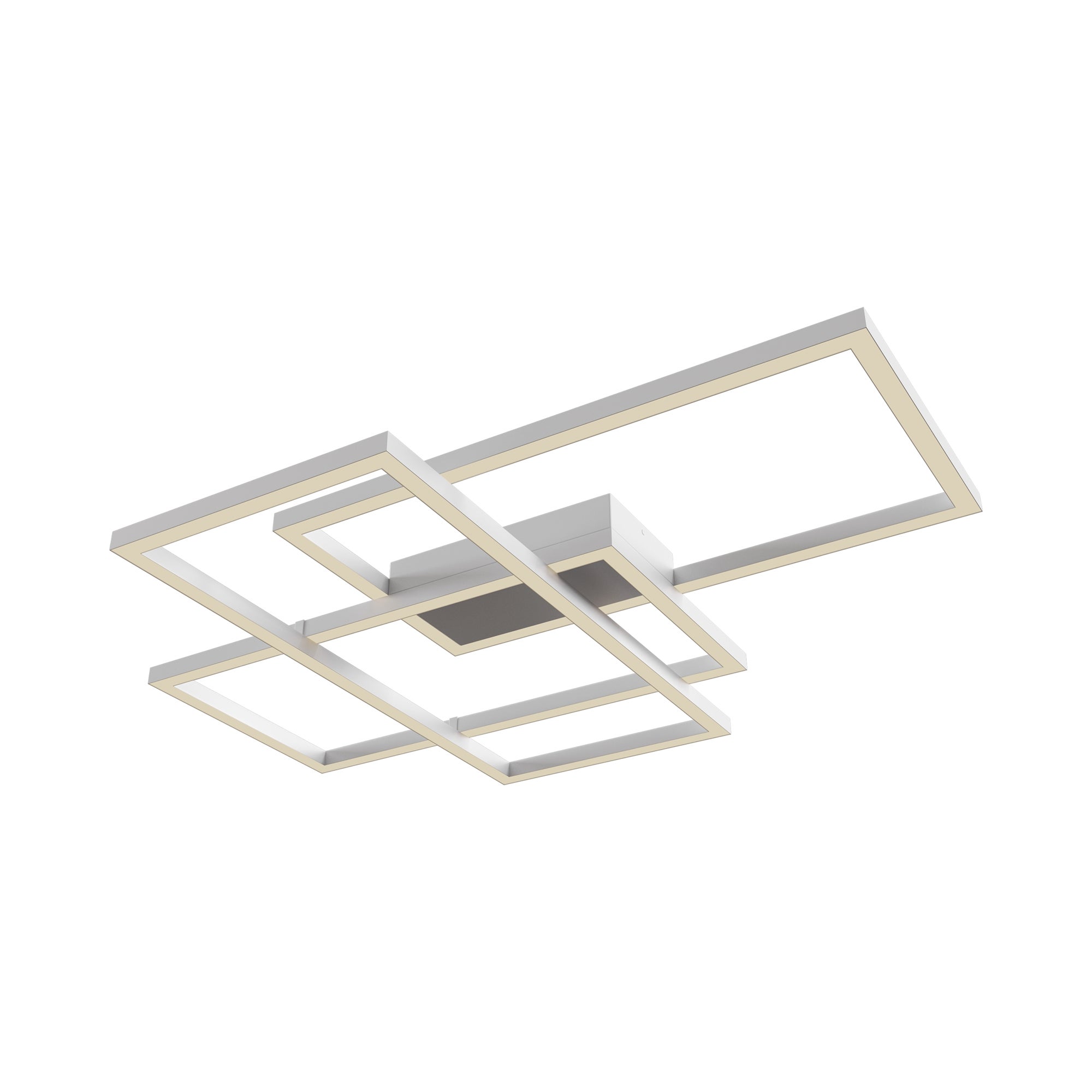 Line Plafón cuadrado LED integrado Blanco | Leroy Merlin