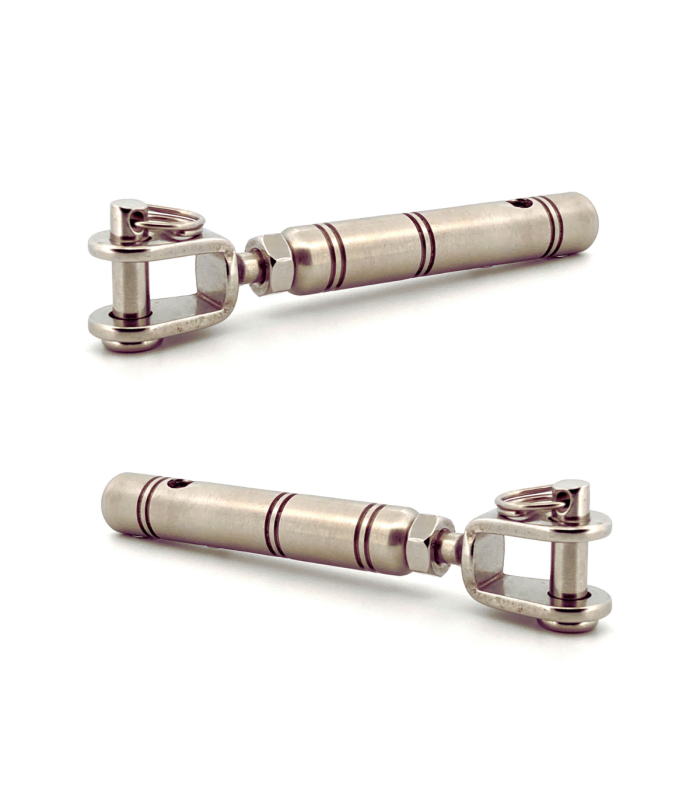 Kit tendeurs câble inox à chape gauche et droite | Leroy Merlin