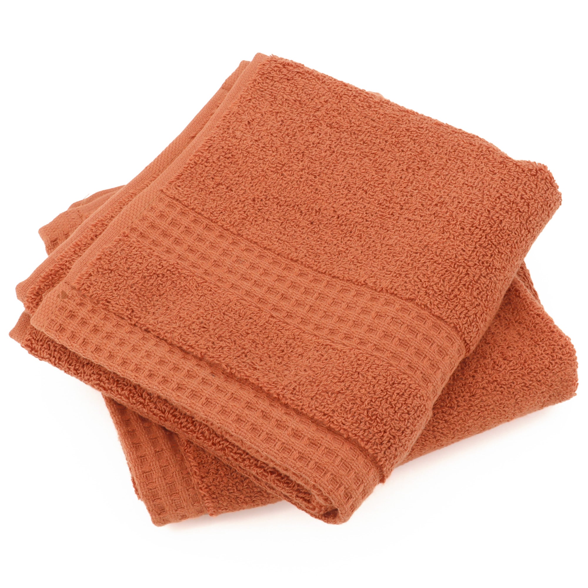 Lot de 2 serviettes invité 33x50 cm NATURAL ocre | Leroy Merlin