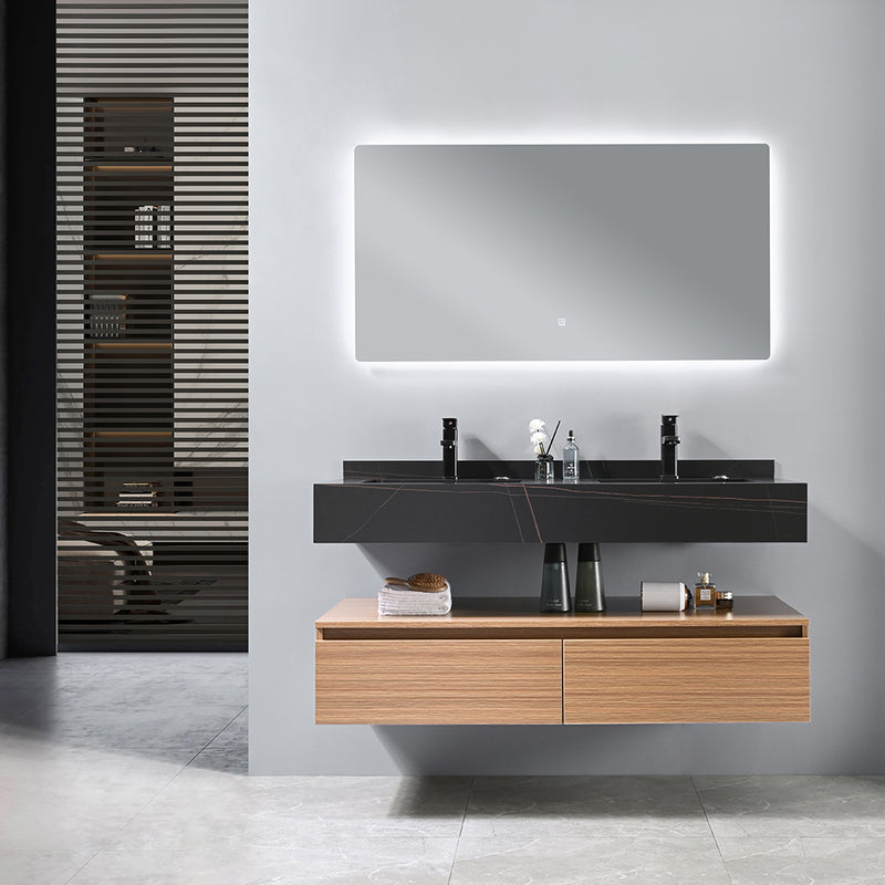 Meuble salle de bain double vasque ROSA 120 cm + miroir | Bricoman