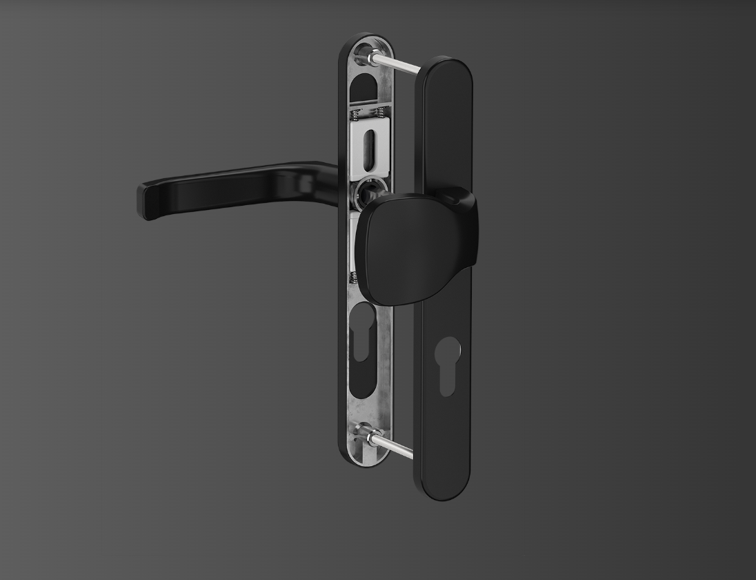 Poignée de tirage Saturn Noir 9005 32/85 | Leroy Merlin