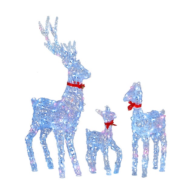 Renne lumineux de noël à led au meilleur prix | Leroy Merlin