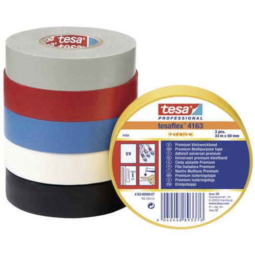 Ruban isolant tesaflex® 4163 tesa 04163-00009-92 noir (L x l) 33 m x 38 ...