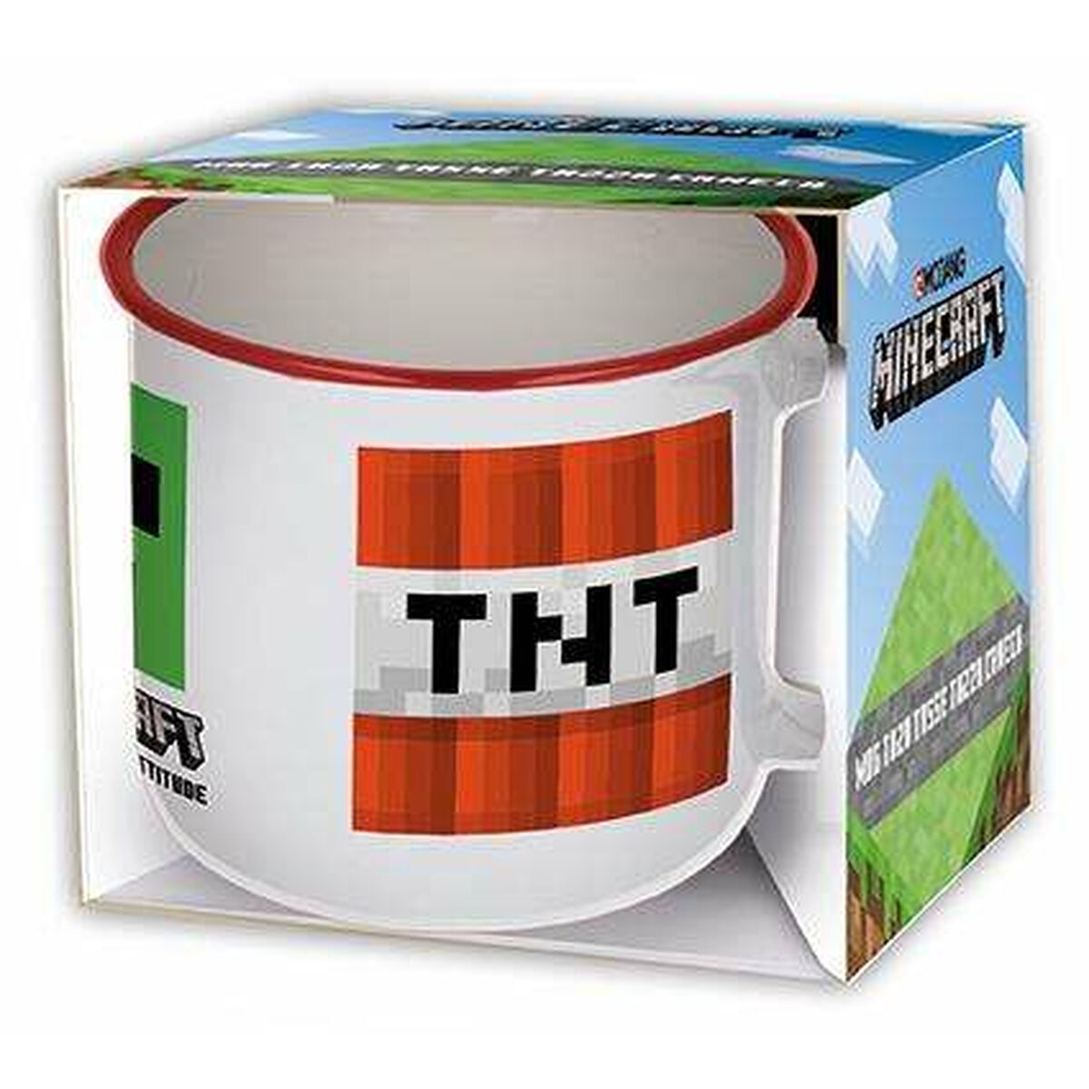 Taza Mug Minecraft TNT 400 ml Cerámica | Leroy Merlin