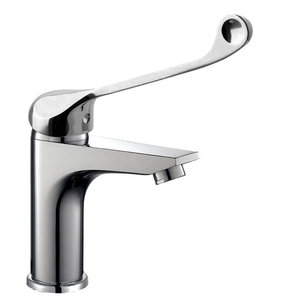 Grifo De Lavabo Con Maneta Medical monomando DEN acabado cromo brillo ...