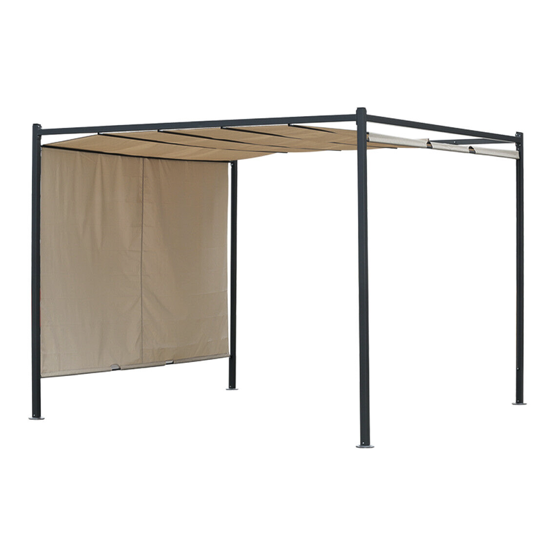 Pergola itaca c/telo scorrev. mt.3x3 yf-3850p | Leroy Merlin