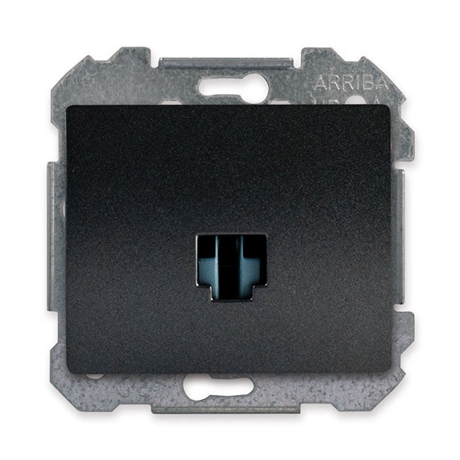 Prise Informatique RJ45 Anthracite Delta IRIS-SIEMENS | Leroy Merlin