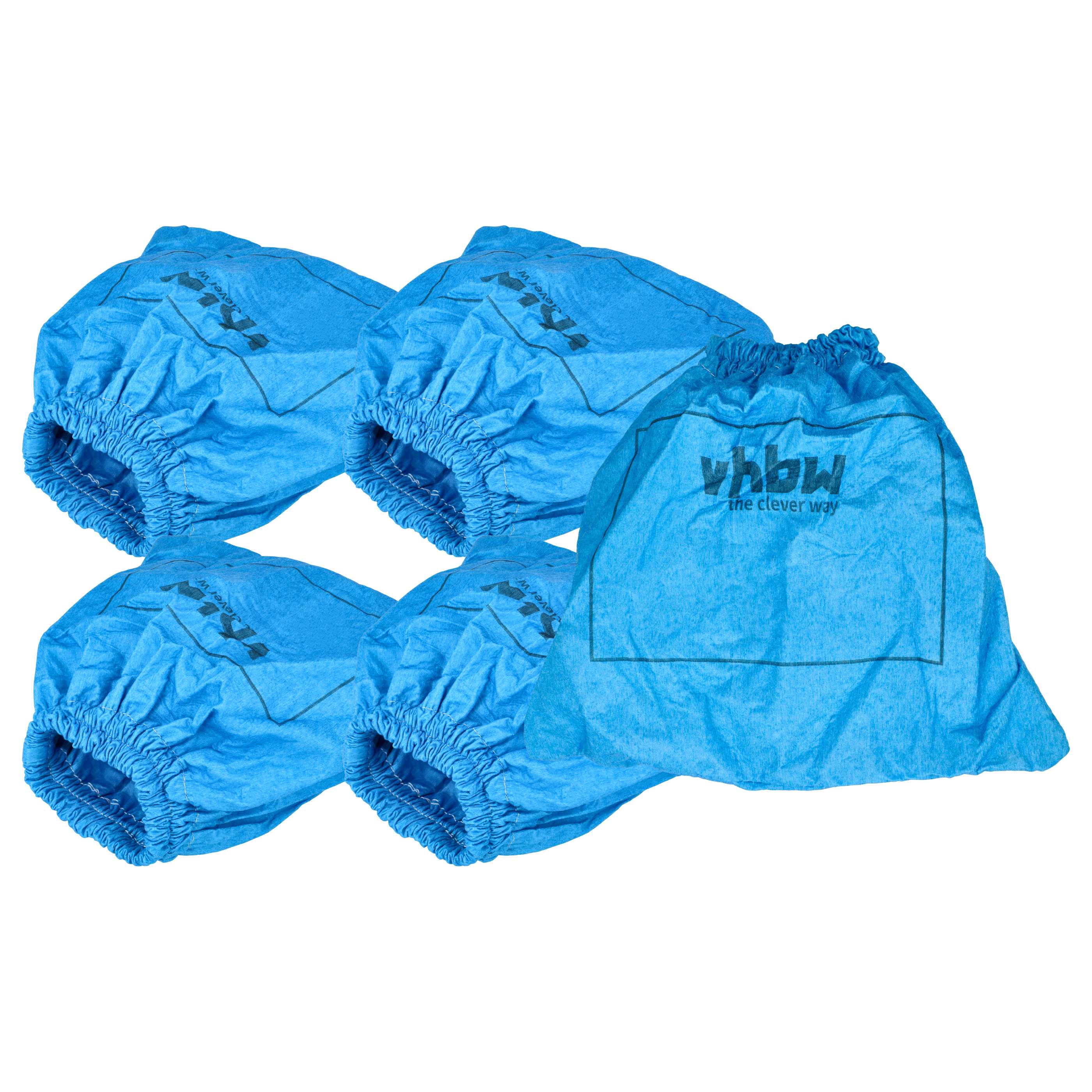Vhbw 5x Filtre textiles compatible avec Kärcher WD 3 P Workshop, WD 3 S V-17 aspirateur sec et ...