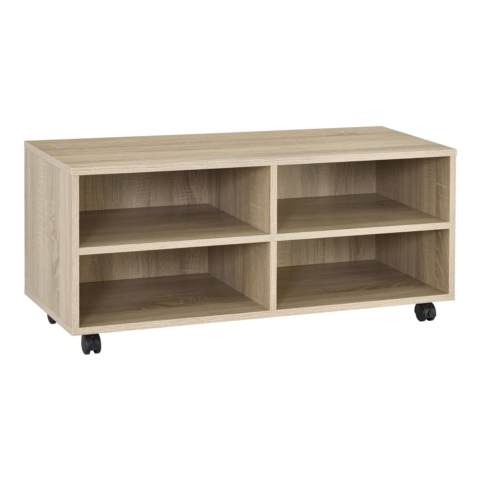 Mueble de almacenaje con ruedas 90 x 35 x 41 cm roble sonoma 03_0006866 ...