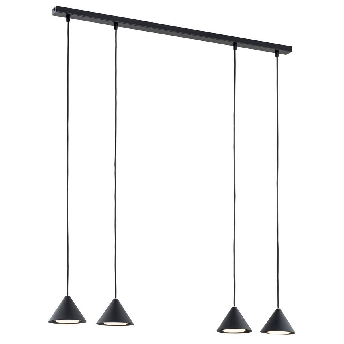 Lámpara de Suspensión Elit 1, Acero, Negro, Seven Design | Leroy Merlin