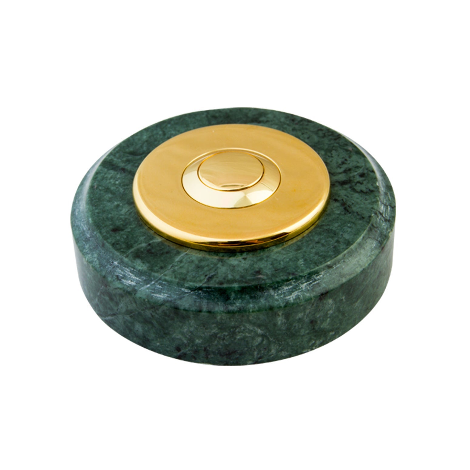 DKO ELEC Sonnette Bruges filaire marbre vert collerette laiton | Leroy ...