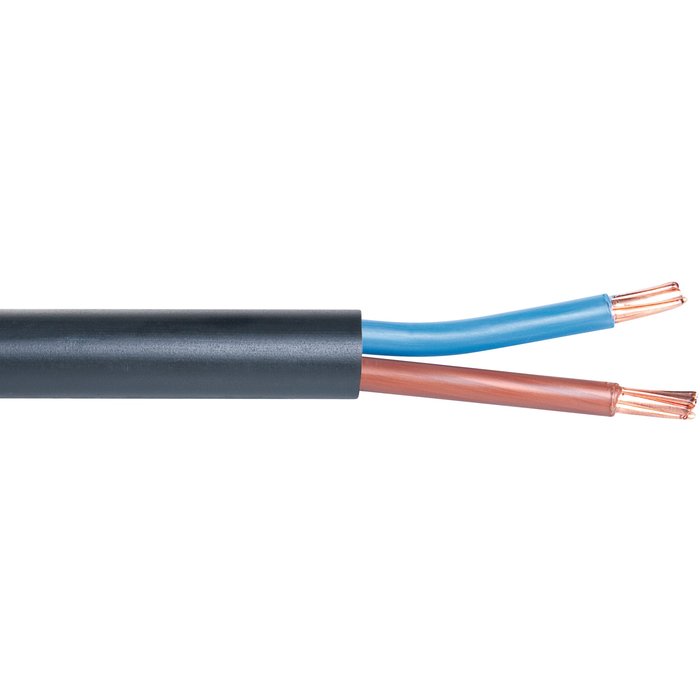 Câble rigide industriel U1000 R2V noir - 2G16 mm² - Au mètre - Lynelec ...