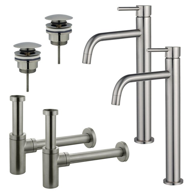Fortifura Calvi Kit robinet lavabo - pour double vasque - robinet ...