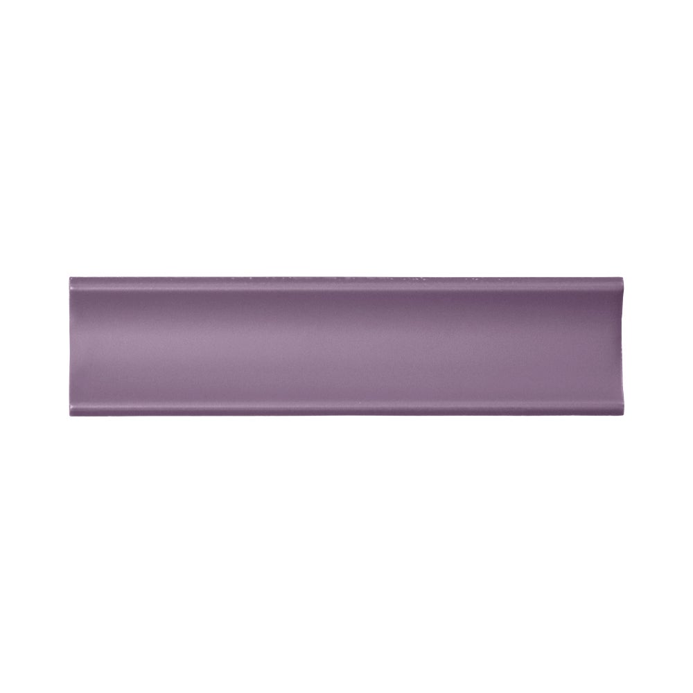 Carrelage Quart de rond interieur 5x20 cm Couleur Violet mat (1 pièce ...