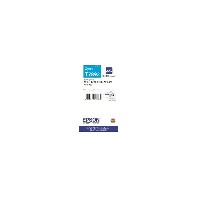 Epson Ink Cyan HC (C13T789240) | Leroy Merlin