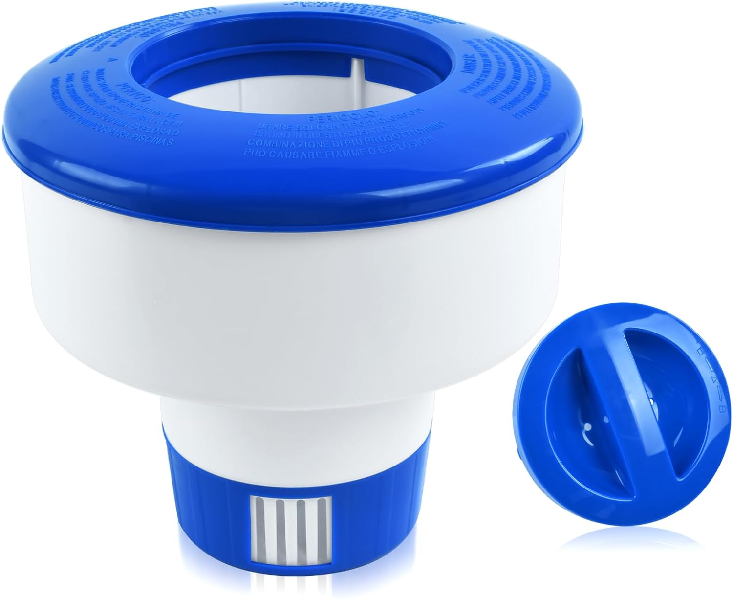 Distributeur de chlore flottant de 7 pouces, diffuseur de chlore pour ...