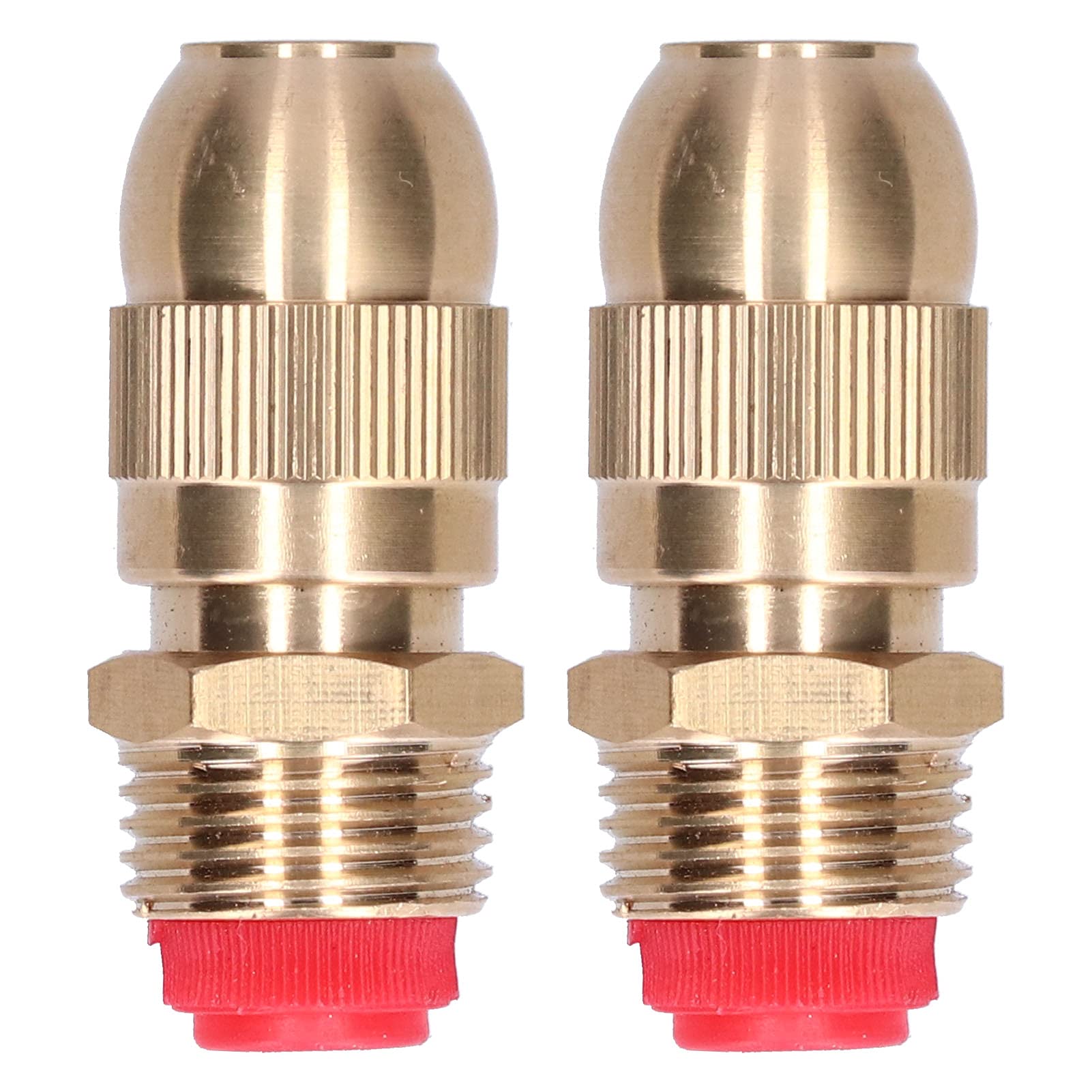 Lot de 2 arroseurs réglables en laiton pour jardin et pelouse, filetage ...