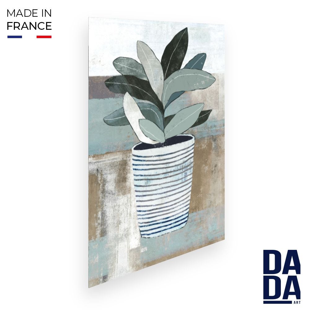Affiche Plante en pot / 60x80cm / Fabriqué en France / DADA ART | Leroy ...