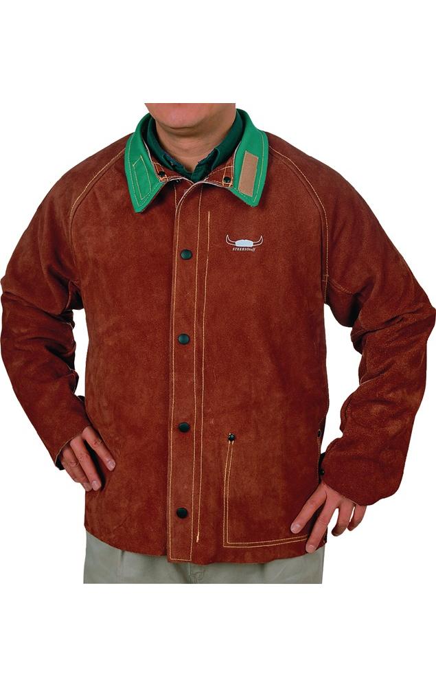 Chaqueta profesional de soldador WELDAS Lava Brown | Leroy Merlin