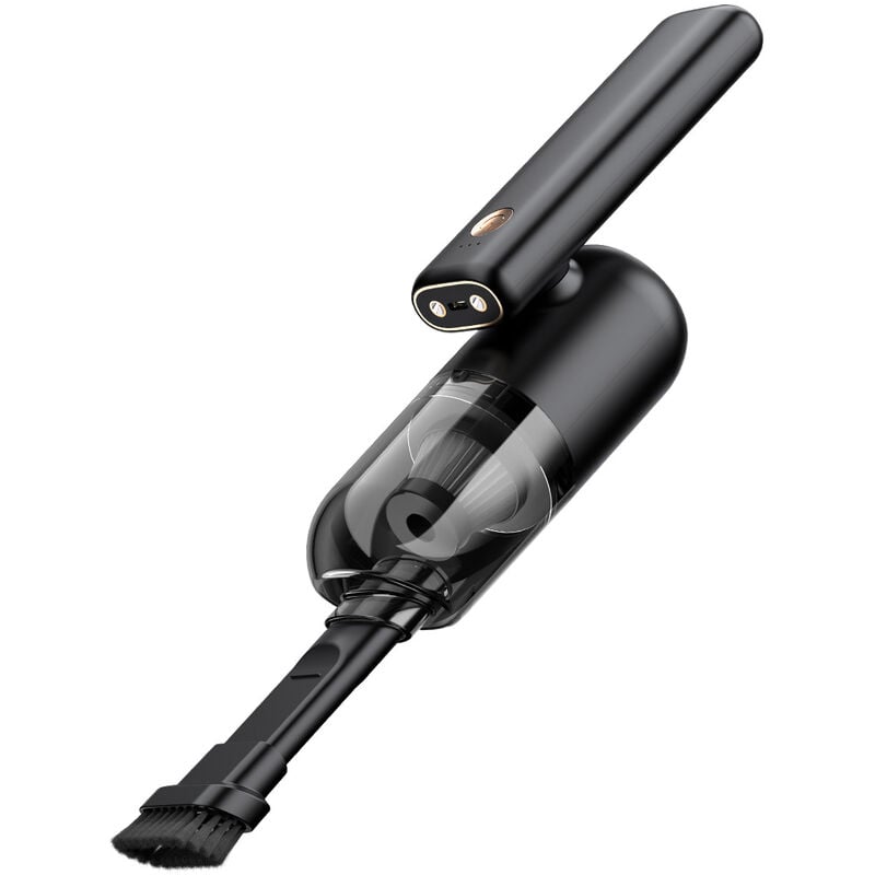 Aspirateur avec éclairage LED sans fil pour voiture Mini domestique ...