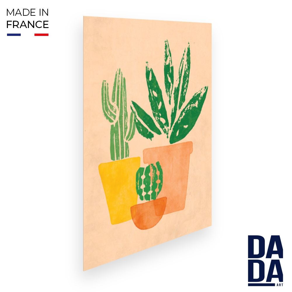 Affiche Cactus colorés / 50x70cm / Fabriqué en France / DADA ART ...