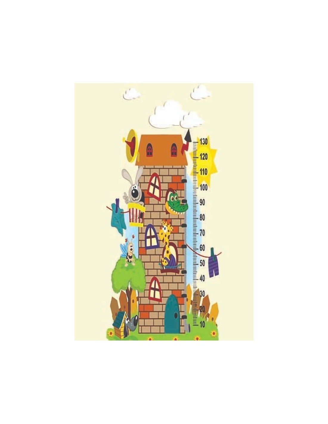 Tapis Enfant GROWING Beige - 120x160cm | Leroy Merlin