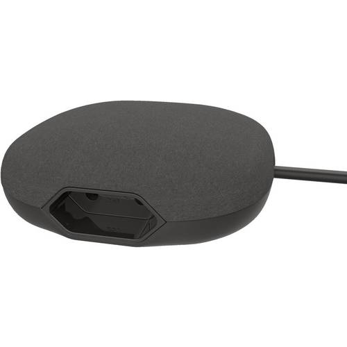 Estilo de carga de estilo con superficie de textil 1xeurosteckDose y 2xusb cargador negro ...