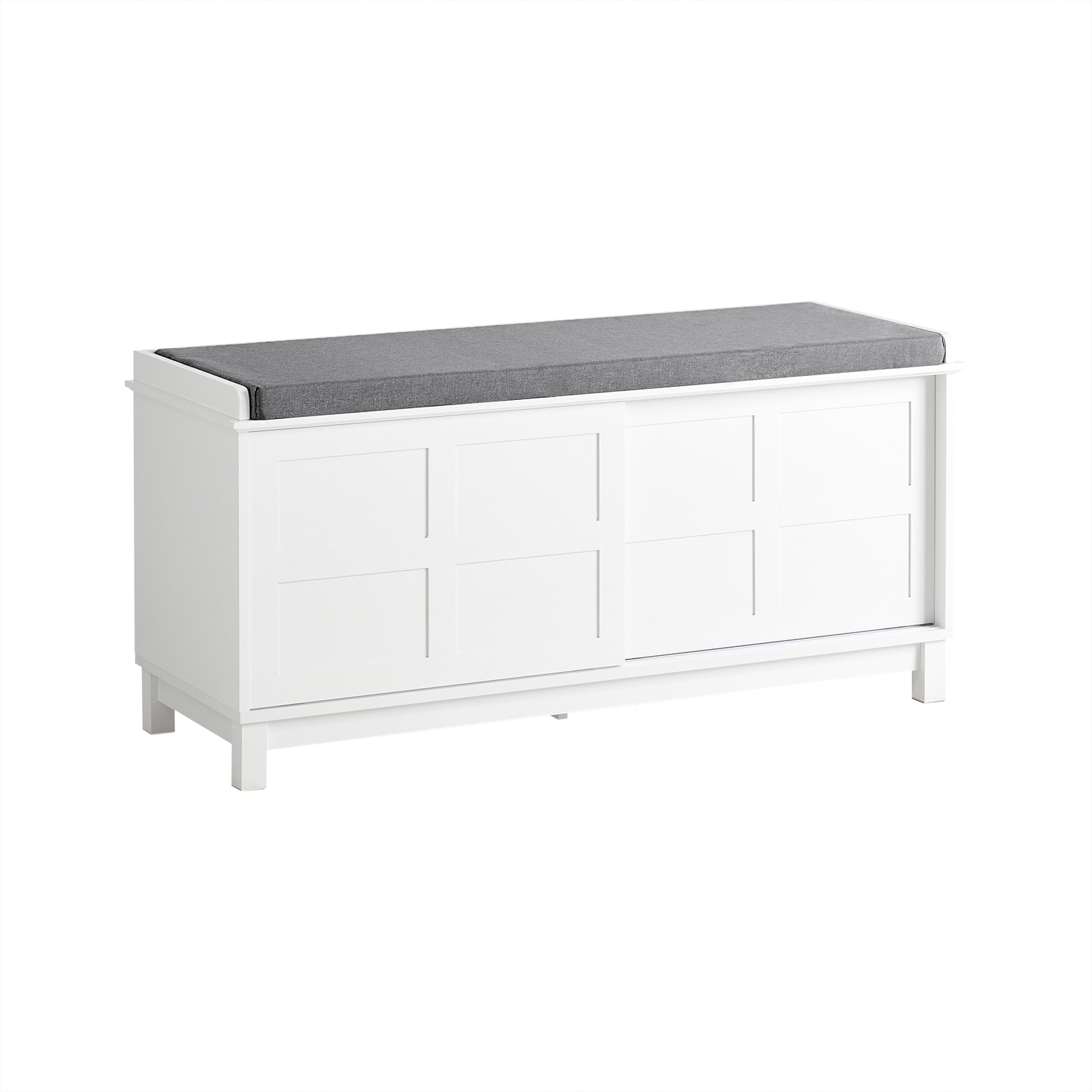 SoBuy FSR86-W Banc de Rangement Meuble Bas Entrée Banquette Confortable ...