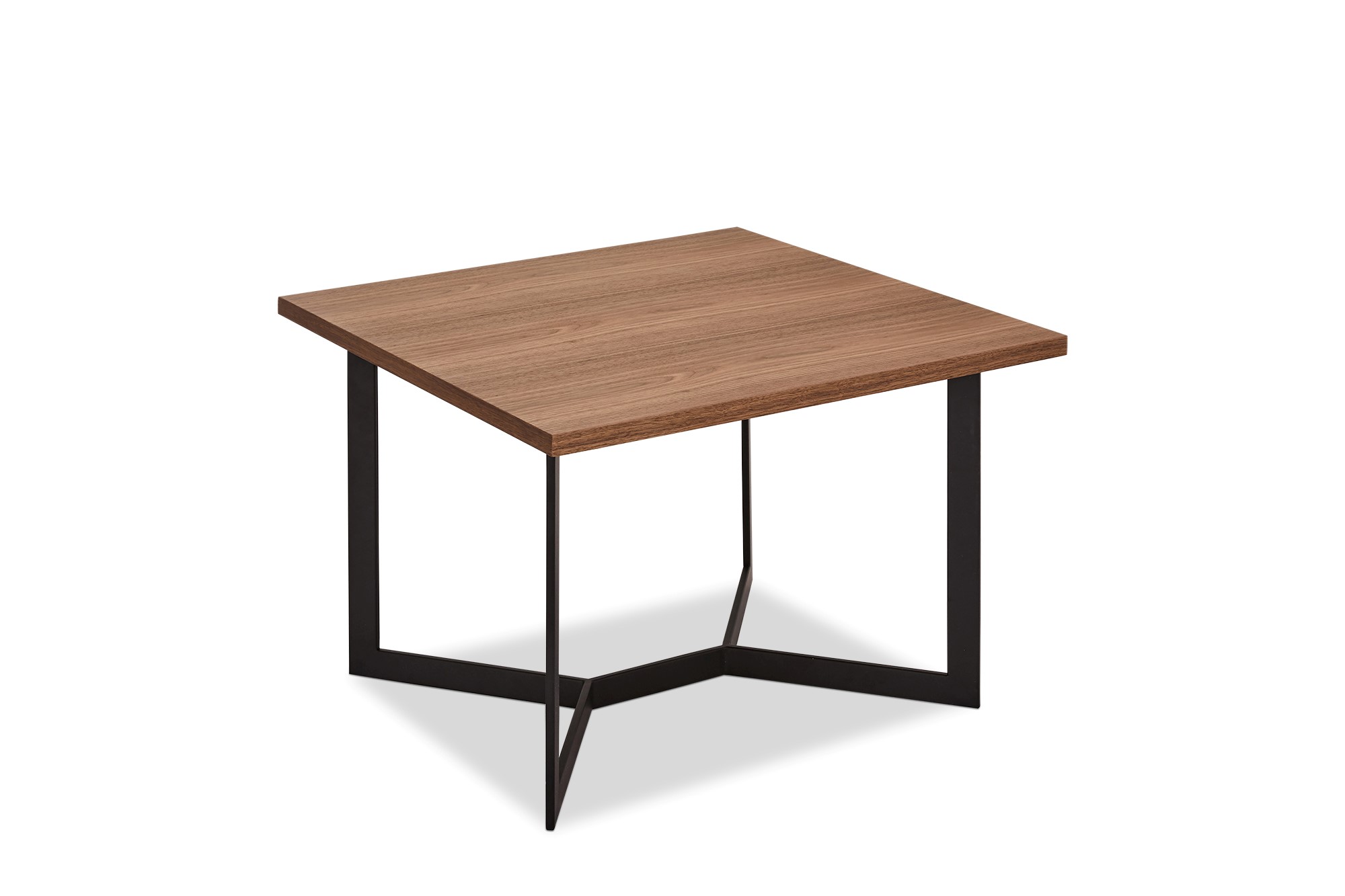 Tori Table basse 710x70 cm, finition noyer plaqué, noir. | Leroy Merlin