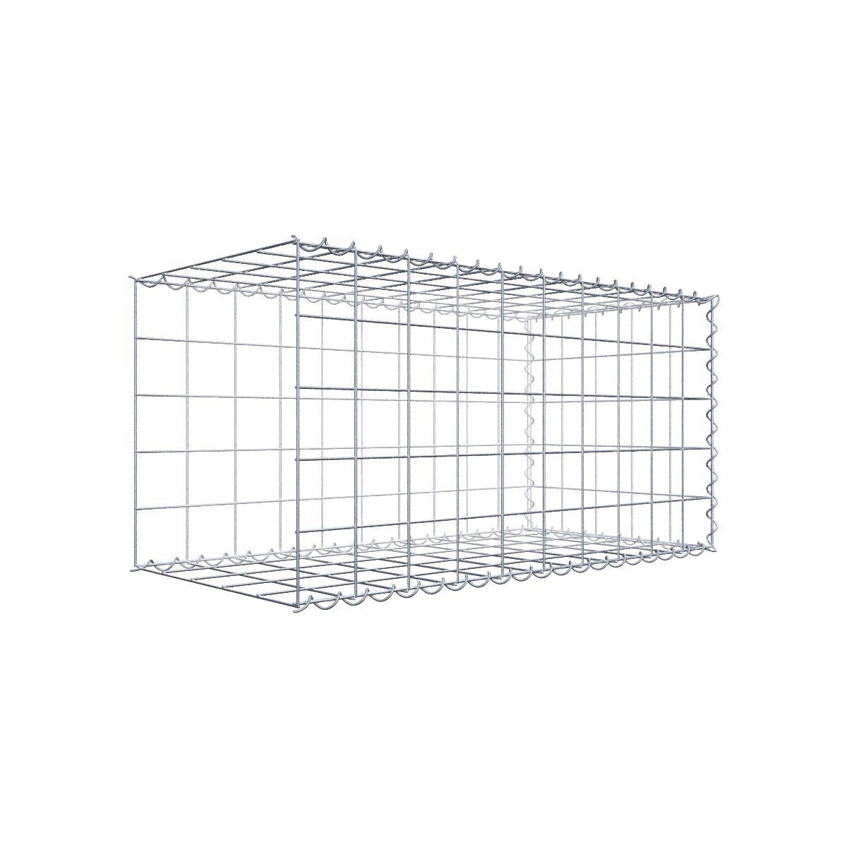 Gabiona - Gabion à monter en longueur 100 cm x 50 cm x 50 cm (L x H x P), maille 10 x 10 cm ...