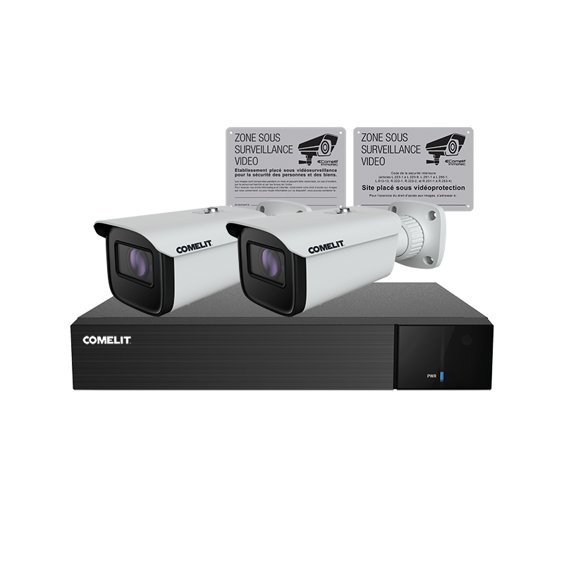 COMELIT - Kit Vidéosurveillace 1 Enregistreur + 2 Caméras IP ...
