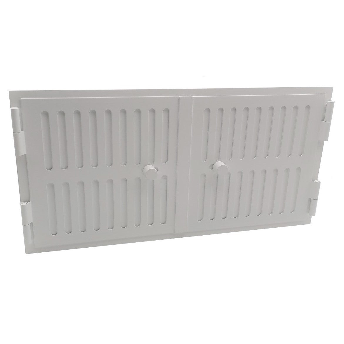 Grille d'air chaud à double battant - Blanche | Leroy Merlin