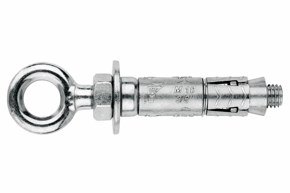 Cheville pour fixation mi-lourdes - Piton forgé - Zamak M12 x 70 Ø20 ...