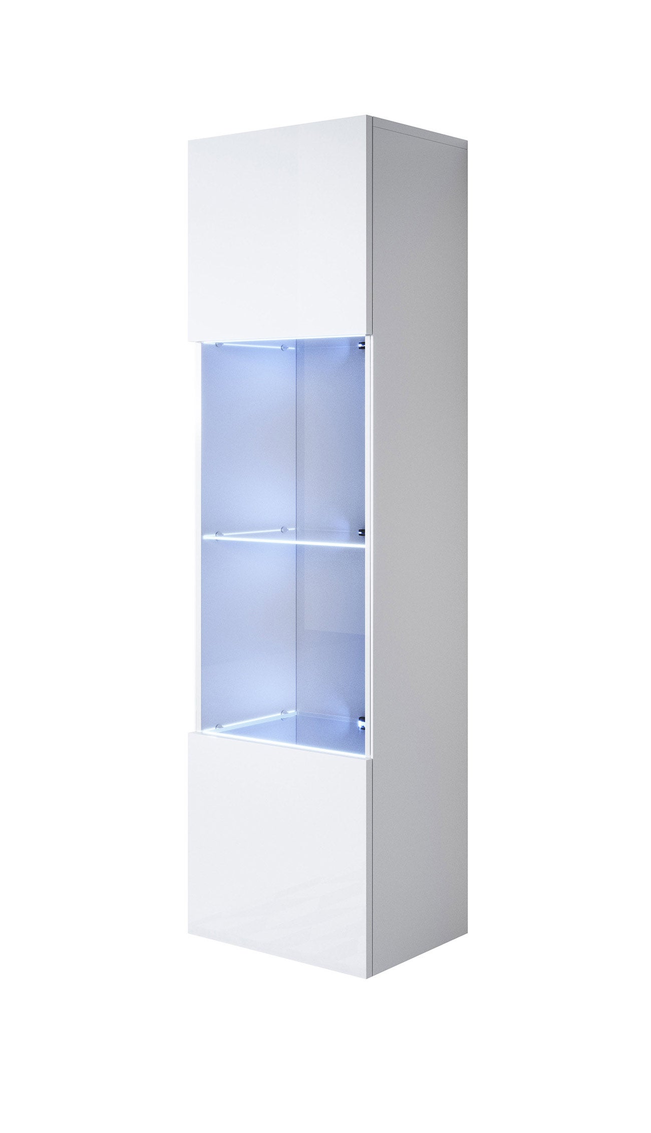 Vetrina Sospesa con LED | Mobile Soggiorno Moderno | Salotto ...