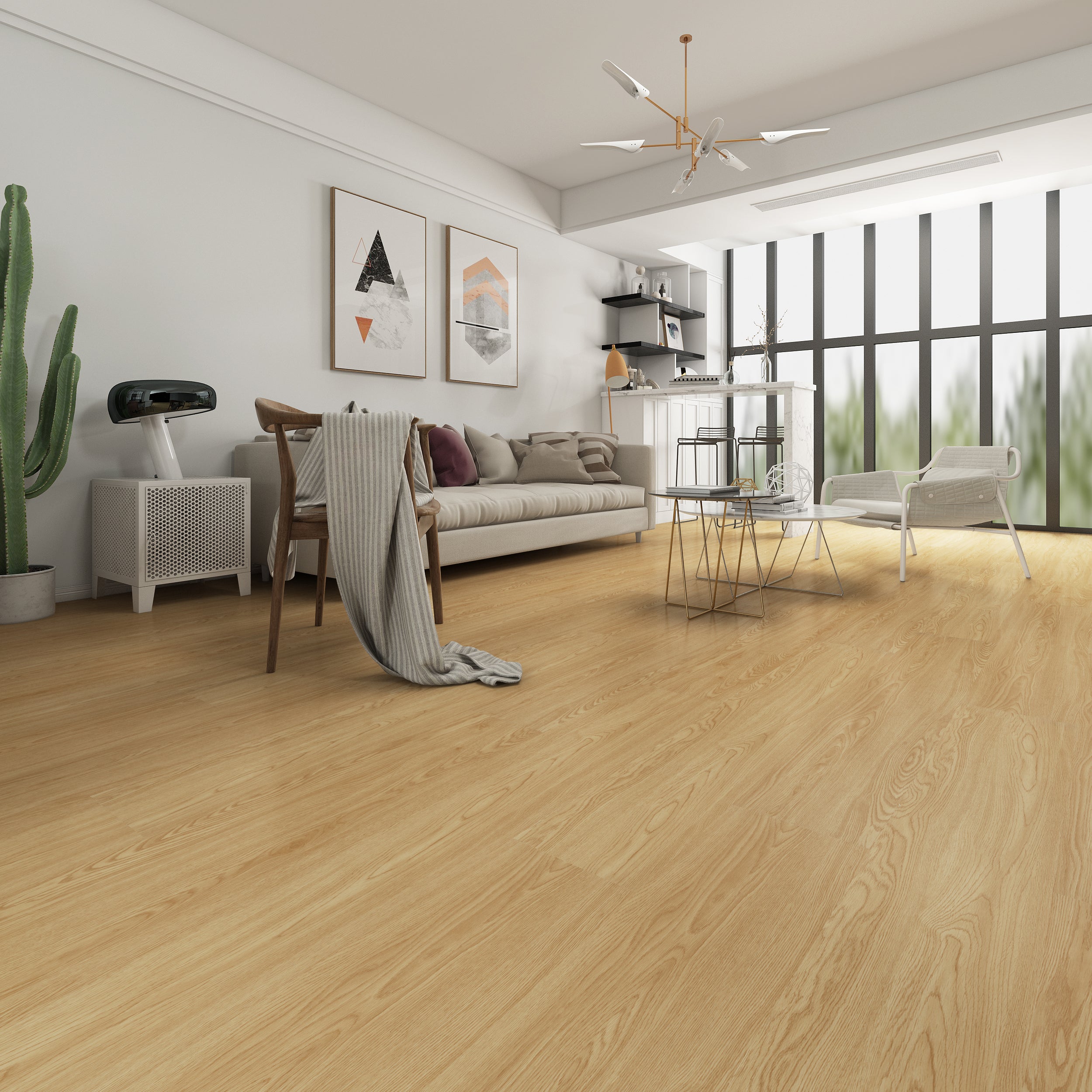 Sol SPC Vinyle Clipsable RIGID CORE - effet bois Lassen | Leroy Merlin