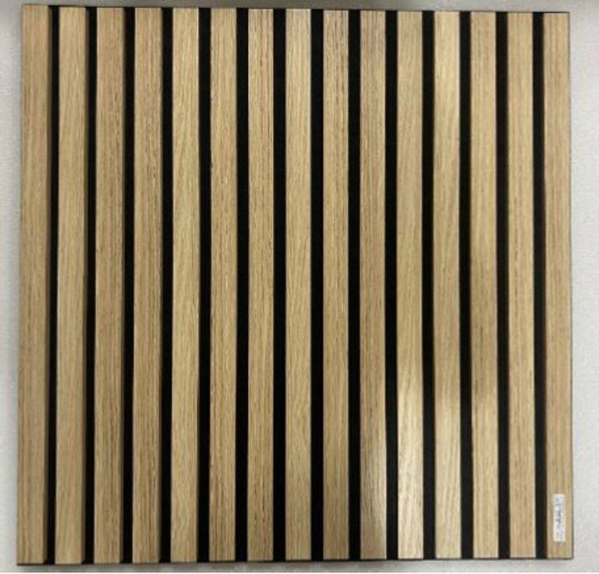 Panneau décoratif mural Colva bois clair 60x60cm - Atmosphera créateur ...