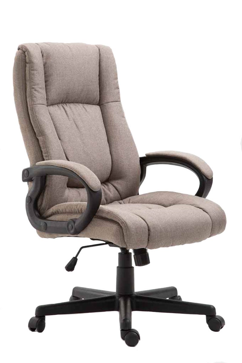 Chaise de bureau XL Sparta Tissu Taupe | Leroy Merlin