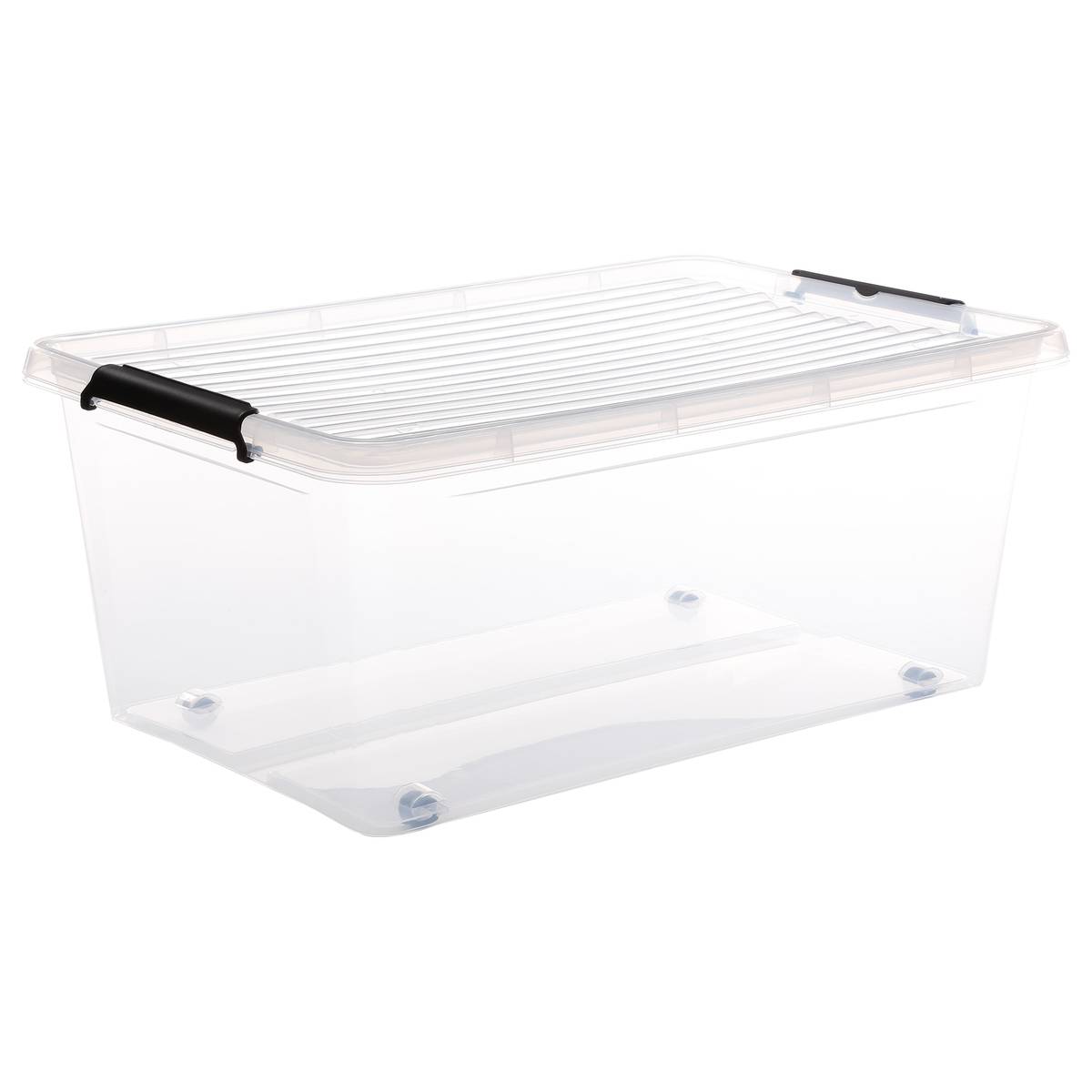 Boîte en plastique transparente 40l "clip n' box" - 5five | Leroy Merlin