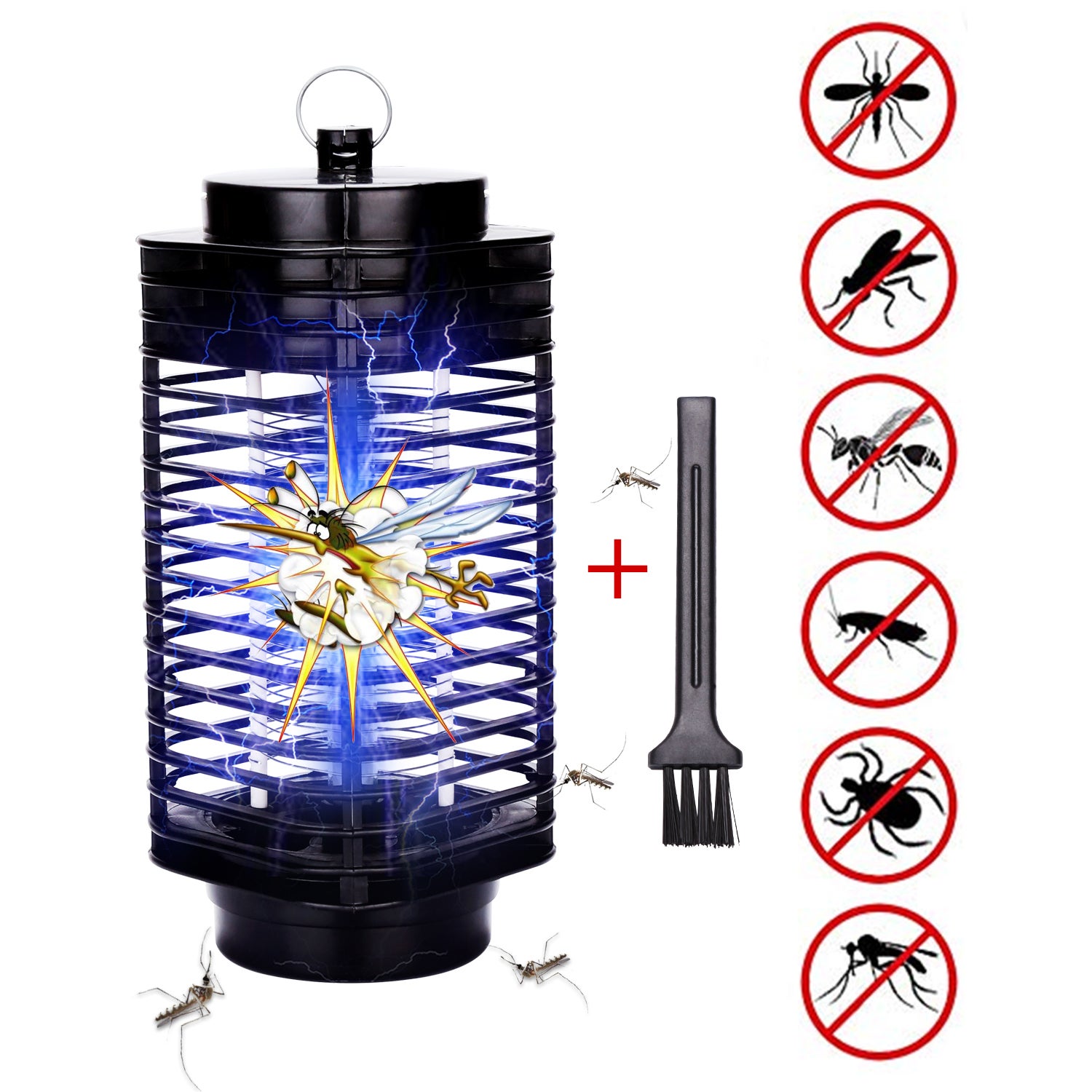 Lampe Anti-moustiques lampe moustique Tueur d'insectes électrique LED ...
