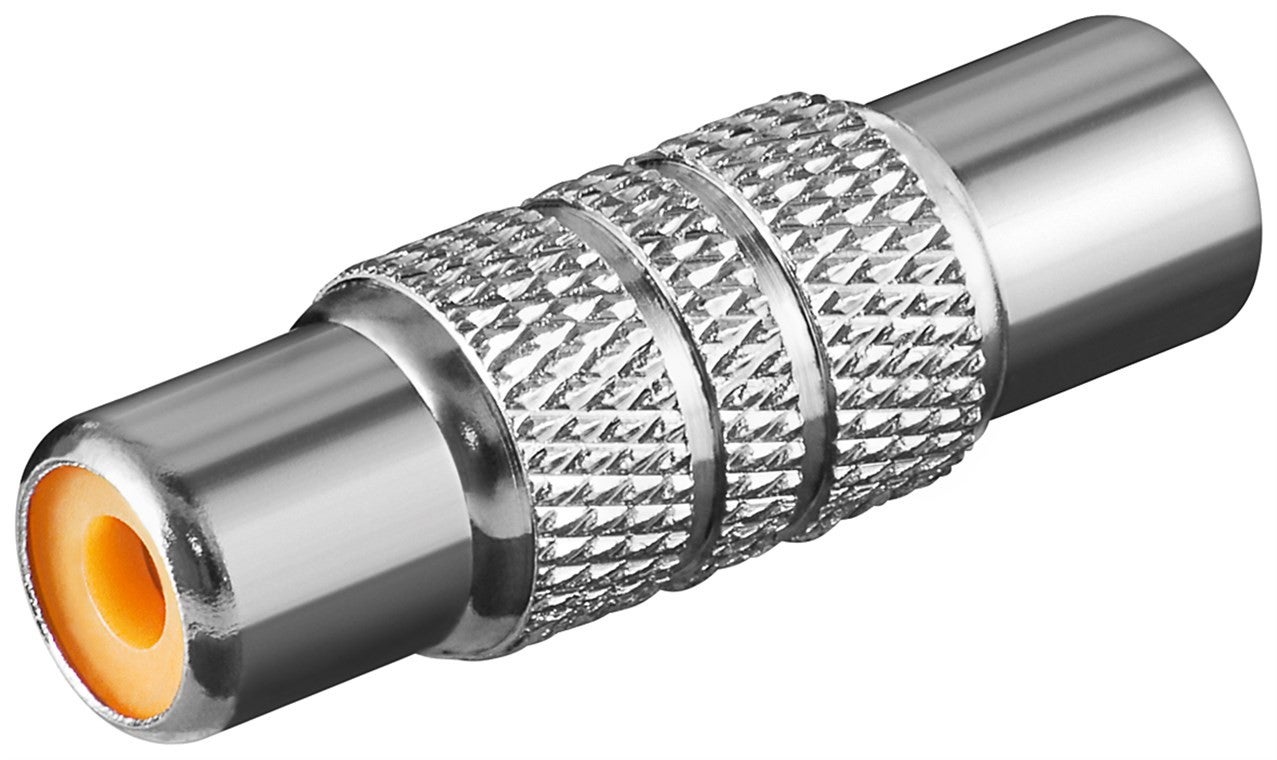 Adaptateur Goobay RCA, prise à prise, design métallique - 1x prise RCA > 1x prise RCA | Leroy Merlin
