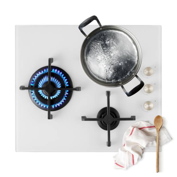 MAIA W-PLUS Table de cuisson à gaz en verre | Leroy Merlin