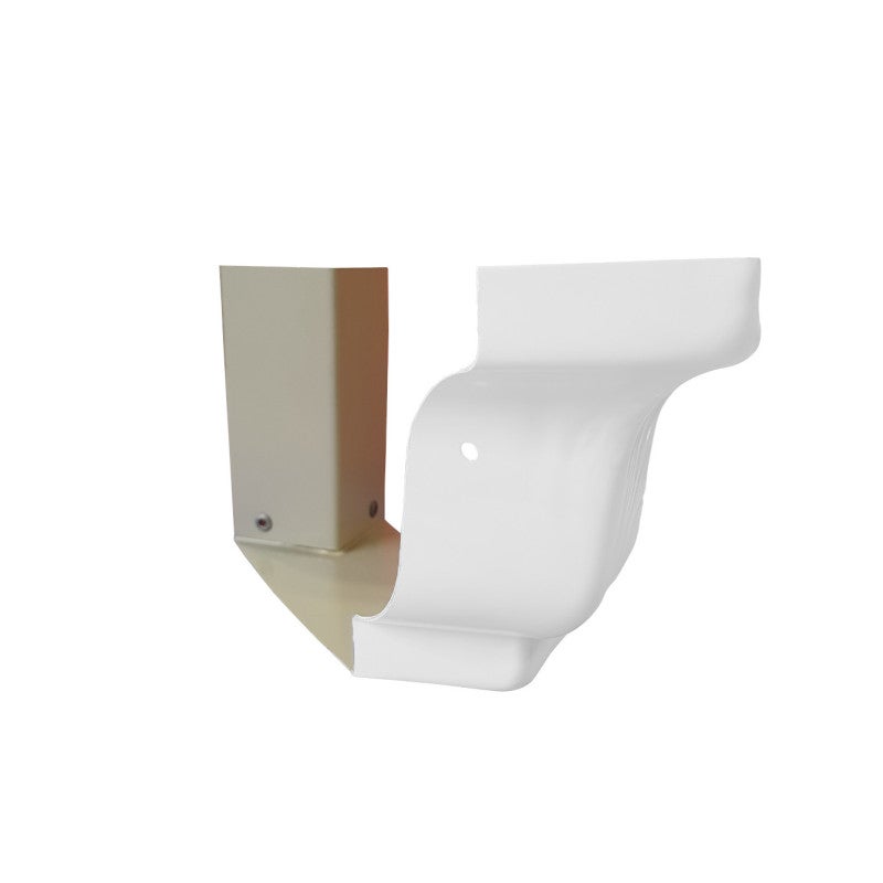 Angle extérieur 90° de gouttière corniche G300 blanc ALUHOME | Leroy Merlin