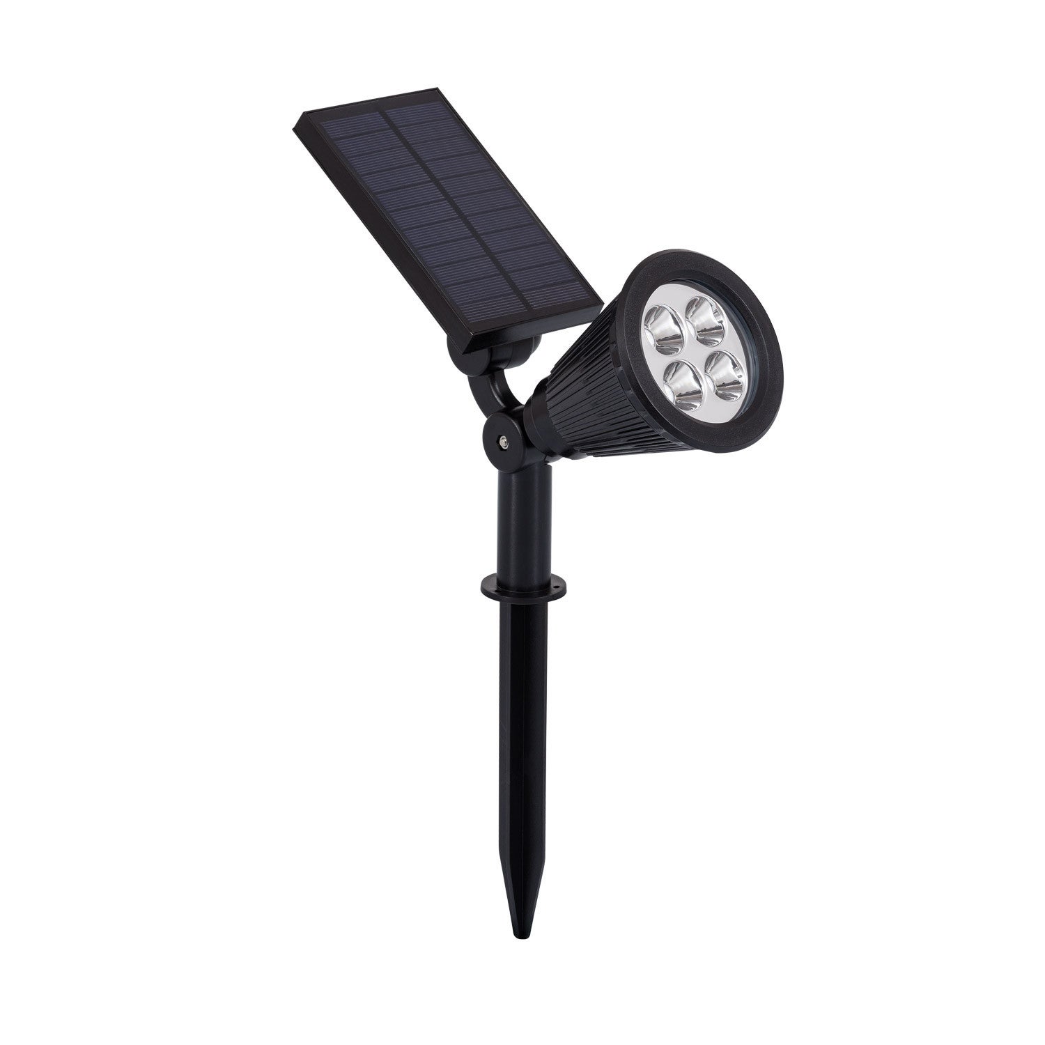 Ledkia Foco Solar Exterior LED con Pincho Meillion 6000K Blanco Frío ...