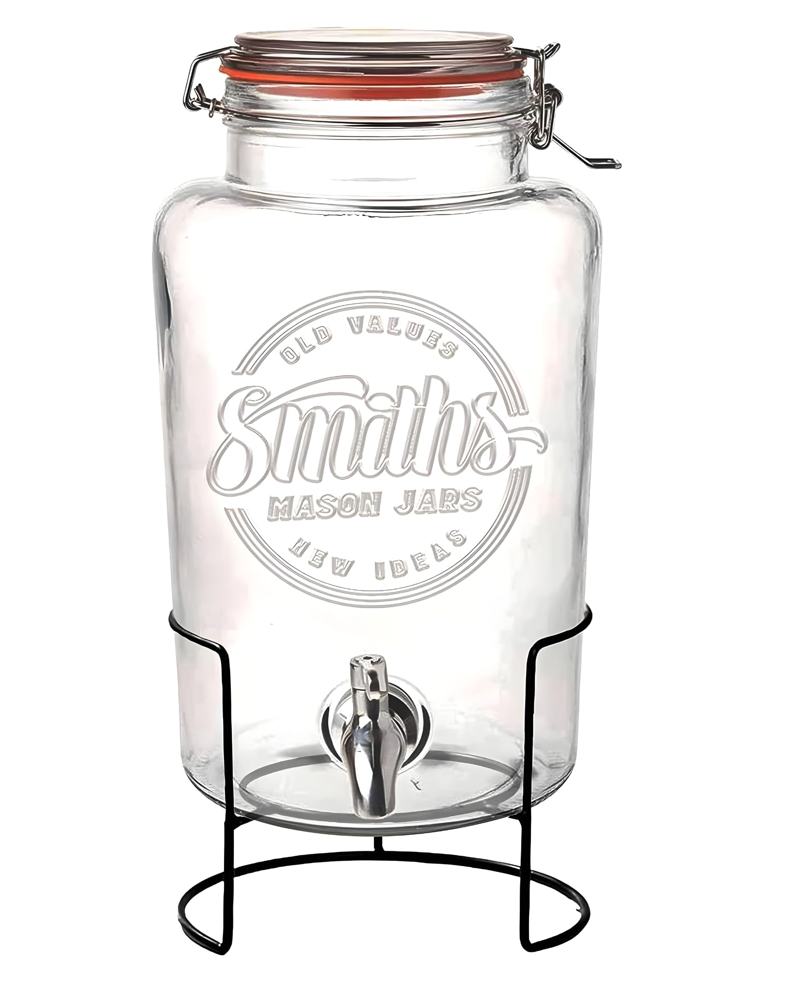 Smith's Mason Jars 5-Litre (169oz) Water Dispenser con rubinetto in ...